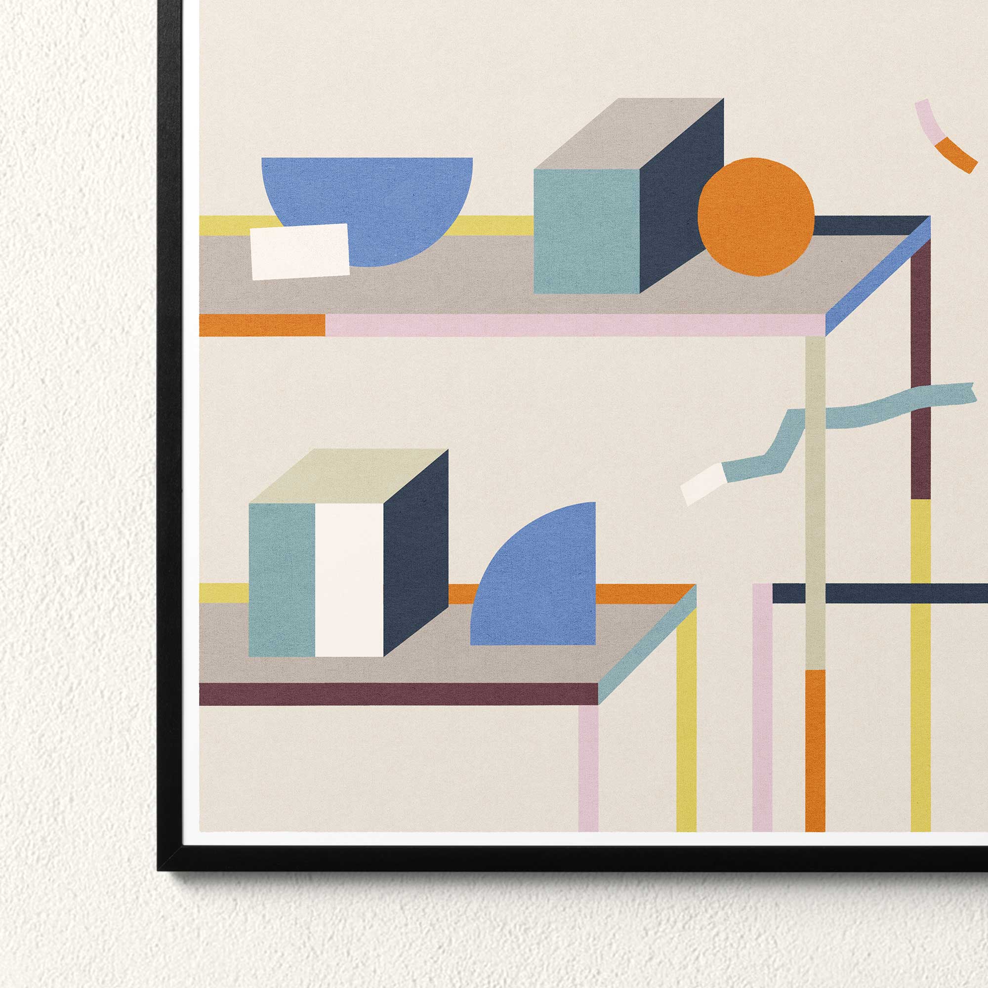 Full Shelves Print - Artists and Objects