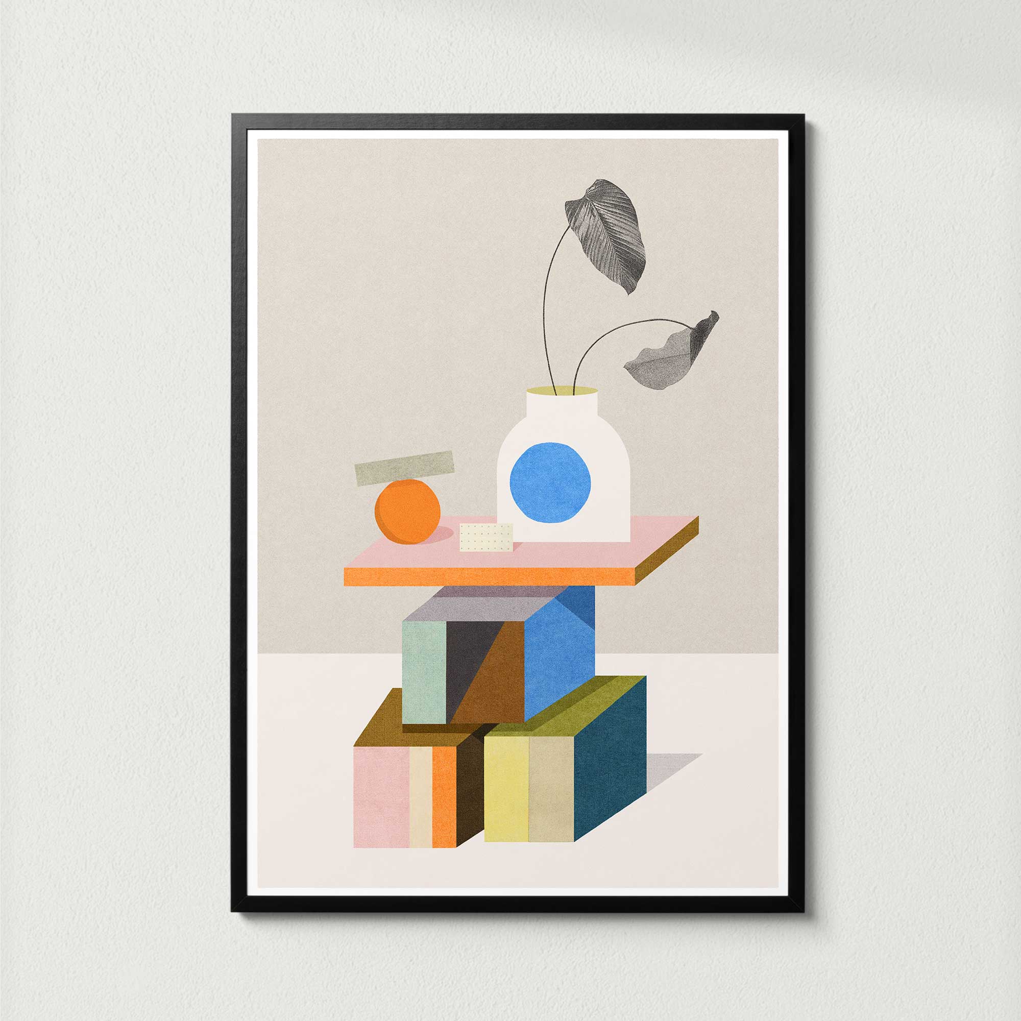 Stacked Boxes Print - Artists and Objects