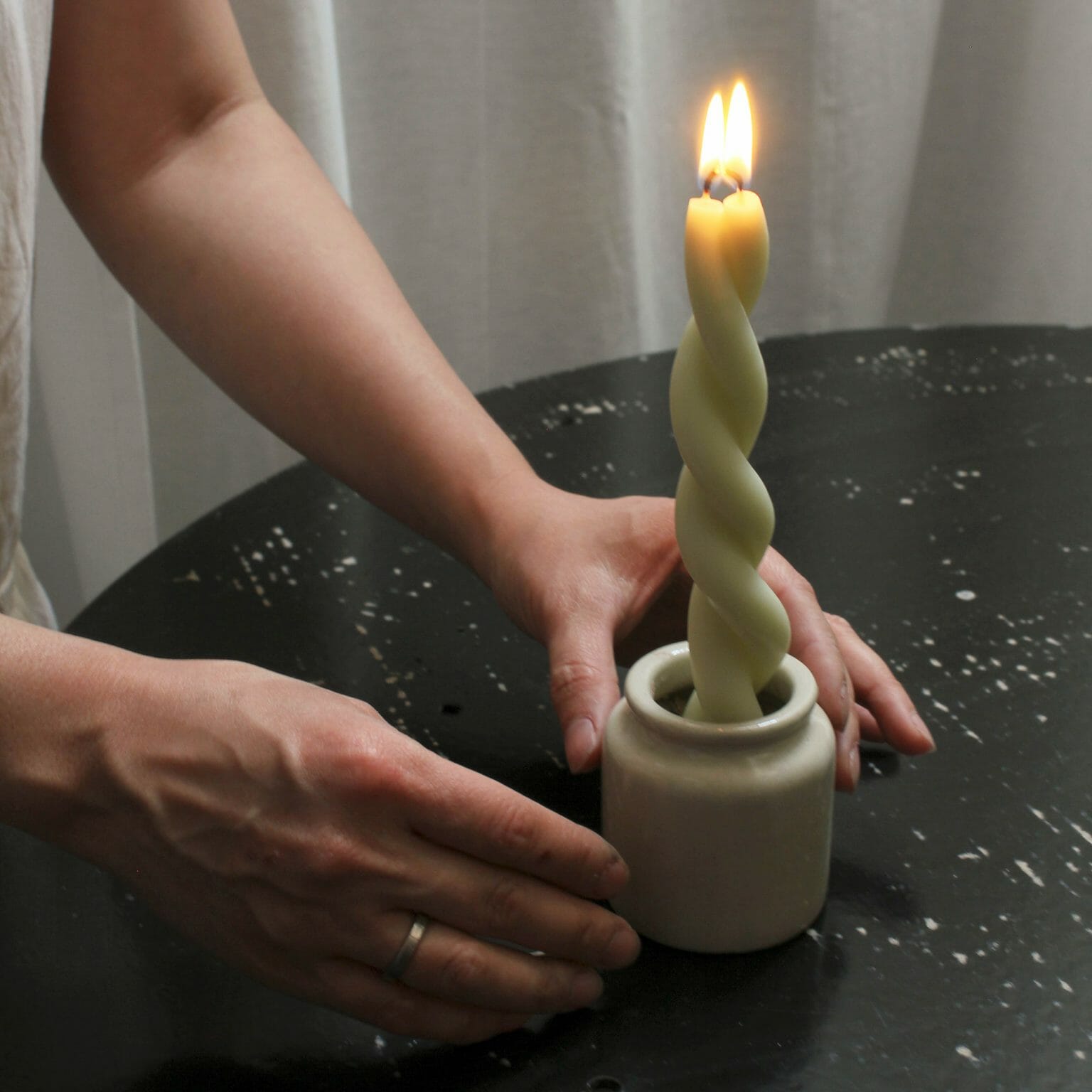 Twisted Candle | Mothers Milk - Artists and Objects