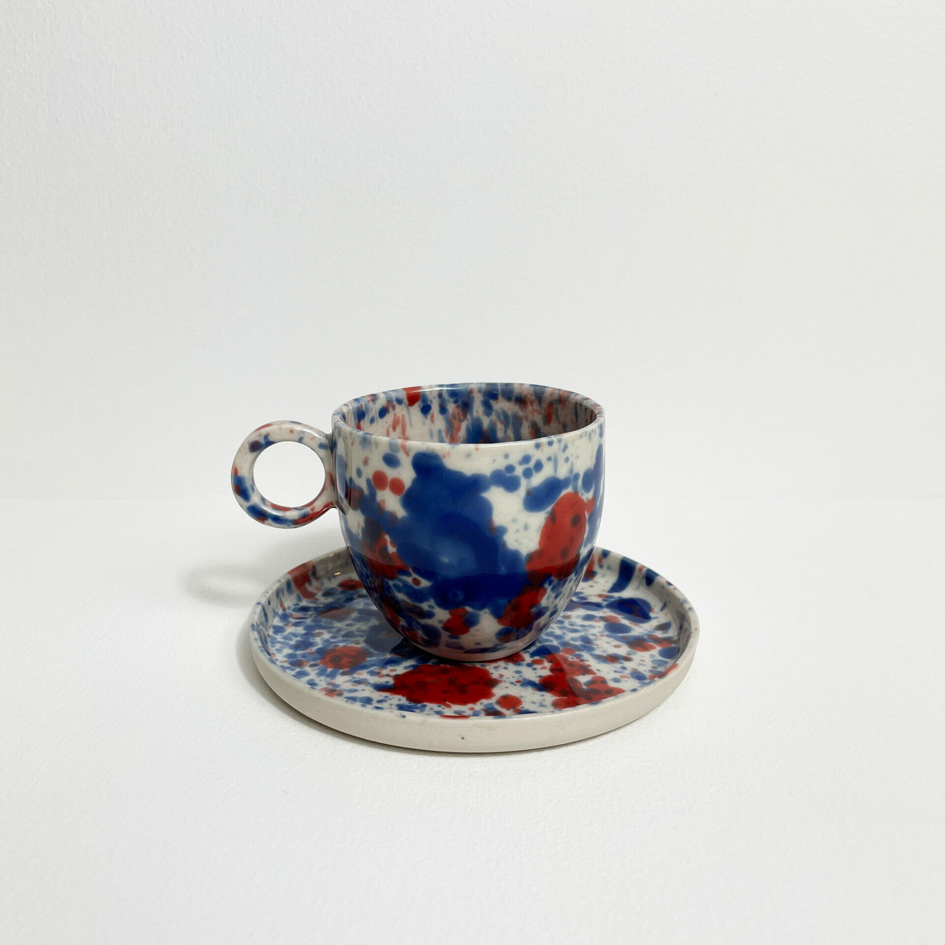 Blue Splatter Mug - Artists and Objects
