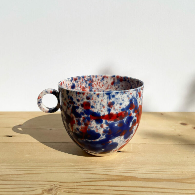 Blue Splatter Mug - Artists and Objects