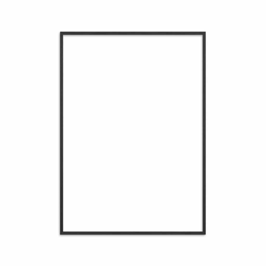 Black Wood Frame: Perfect Size for Your Prints - Artists and Objects