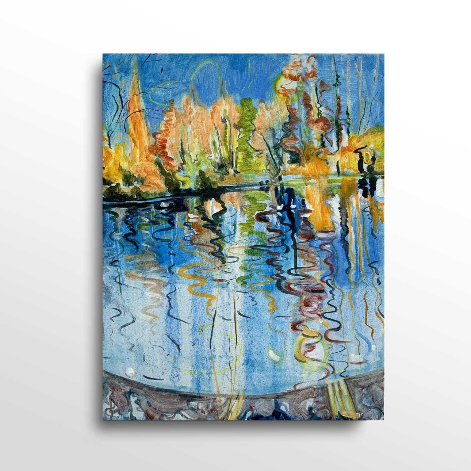 Dissolve II Oil Painting - Artists and Objects